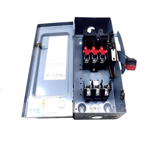 Square D H361 30A 3-Pole Fusible Disconnect Switch NEMA Type 1 ...