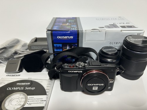 Olympus PEN Lite E-PL6 16.1MP [SC 1218] w/14-42mm 40-150mm Lens [Near ...
