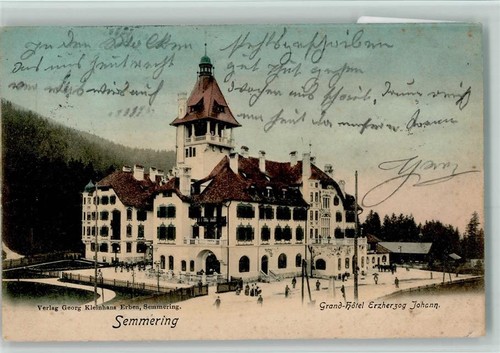 13036057 - Semmering-Kurort Grand-Hotel Erzherzog Johann Verlag Georg ...