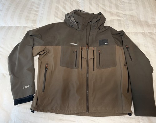 Simms Fishing Gore-Tex G3 Guide Wading Rain Jacket Men’s XXL | eBay