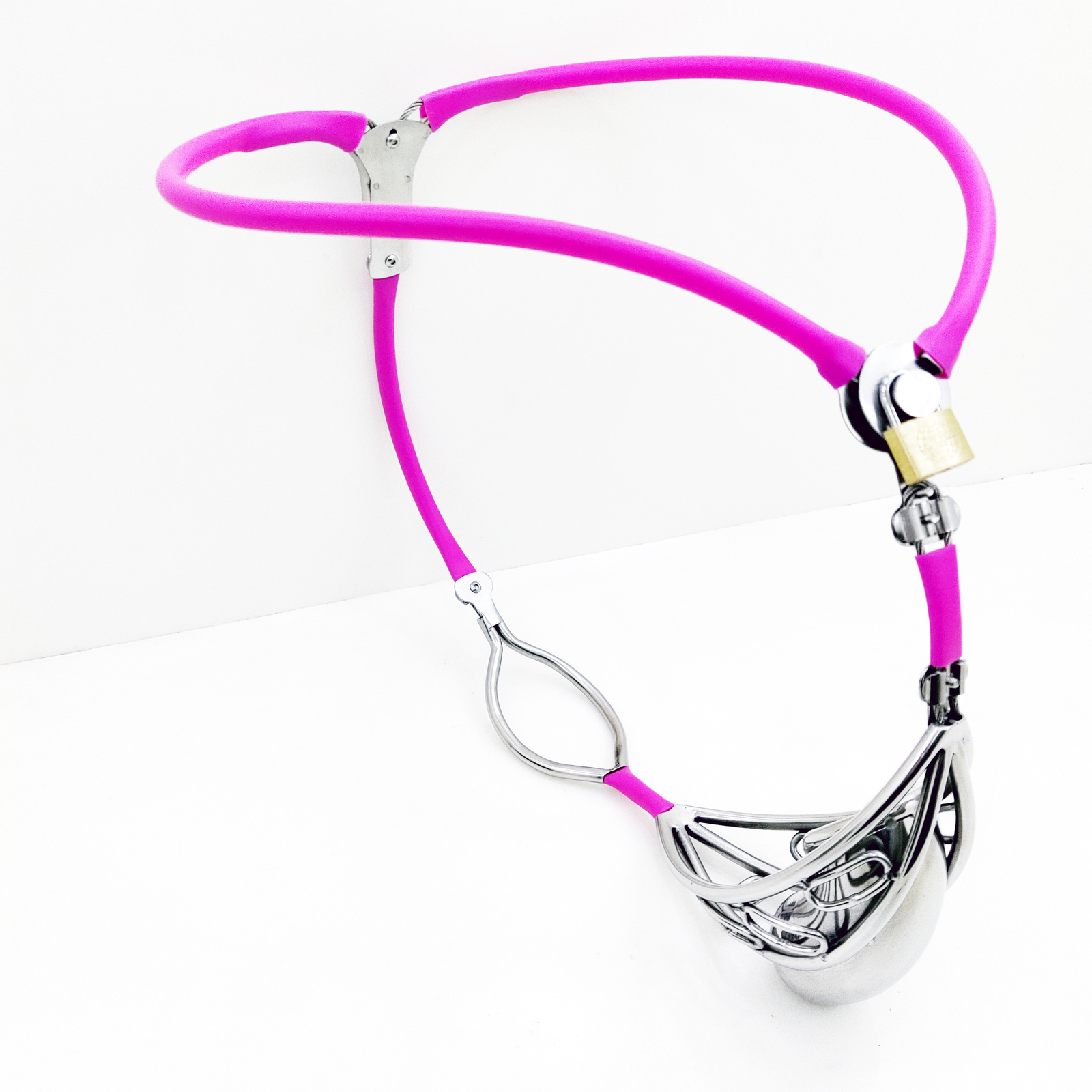 Stainless Steel Underwear Male Chastity Device Cage Chastity Belt BDSM ...