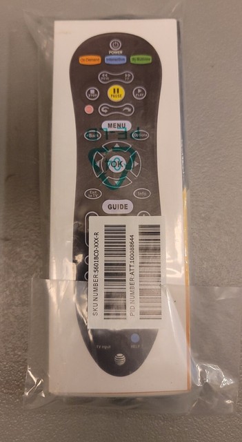 AT&T U-Verse S30-S1B Programmable IR Universal Remote Control for sale ...