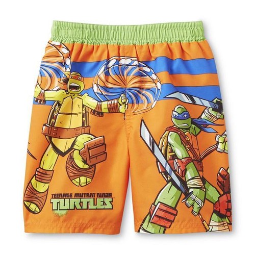 Nickelodeon Teenage Mutant Ninja Turtles Toddler Boy's Swim Trunks 2T ...