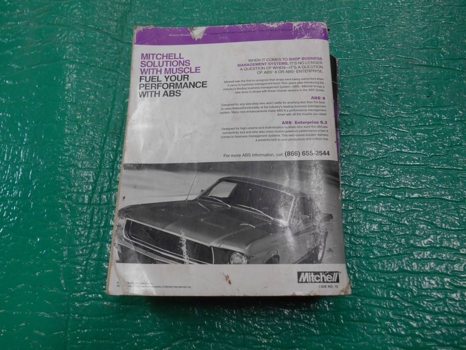 MITCHELL CRASH COLLISION ESTIMATING GUIDE BOOK DEC 2007 EUROPEAN BMW ...