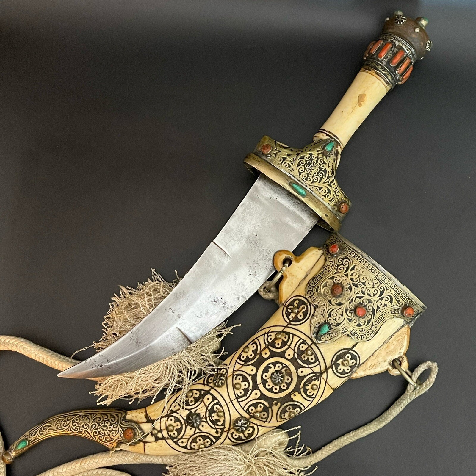 “Huge” Antique Arabic, Yemen Khanjar, Jambiya, Middle East, Muslim ...