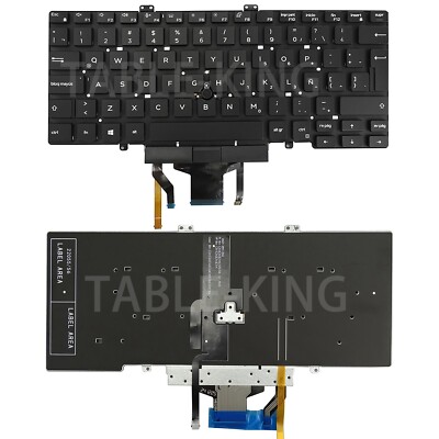 Latin Spanish Backlit Keyboard For Dell Latitude 5400 5401 5410 5411 | eBay