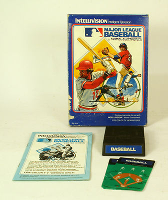 Intellivision boxed game Major League Baseball CIB Tested & Working | eBay
