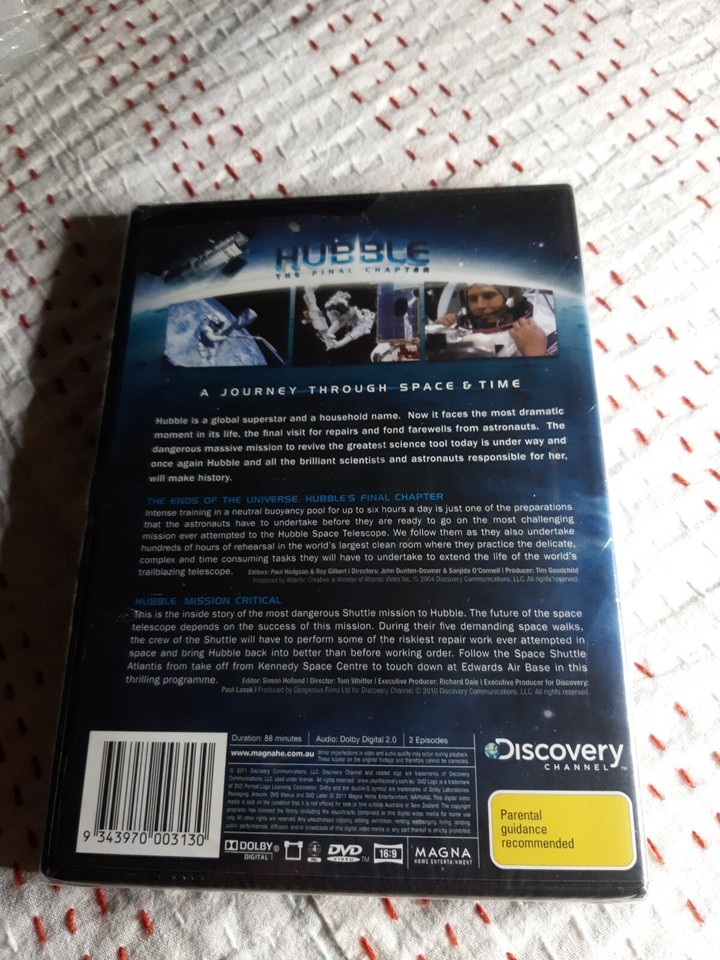 HUBBLE.THE FINAL CHAPTER.2011.Dvd.2Disc.Brand New,Sealed.Reg 4 | eBay