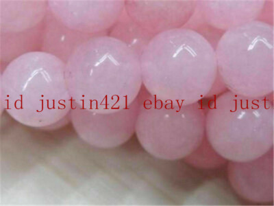 Natural 8mm Pink Quartz Round Gemstone Loose Beads 15'' AAA+ | eBay
