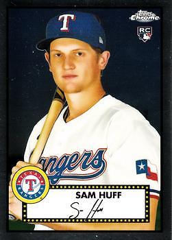 Sam Huff 2021 Topps Chrome Platinum Anniversary #5 RC Texas Rangers | eBay