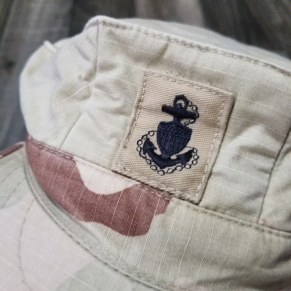 US Marine Corps USMC 8 Point Hat Cap 3 Color Desert Camo Utility Size L ...