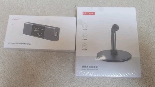 Digital Laser Protractor Angle Measure Laser Level Ruler Tool HD LED ...