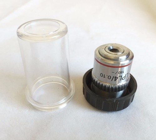 Microscope Objective LPL 4X / 0.10 Plan Achromatic Lens Objective RMS ...
