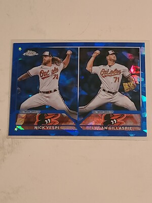 2023 Topps Chrome Update Sapphire Nick Vespi Logan Gillaspie Rookie RC ...