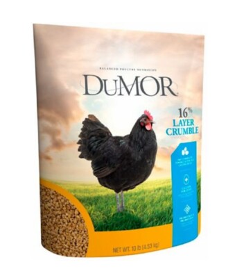 DuMOR 1030709 Livestock Supplies 10 Pounds Pack 16% Layer Poultry Feed ...