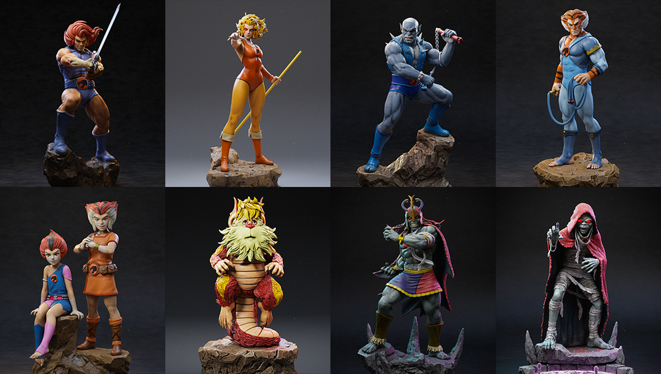 Thundercats Resin Scale 1:10 Model Kit 3D Printed GK Statue Figure Set ...