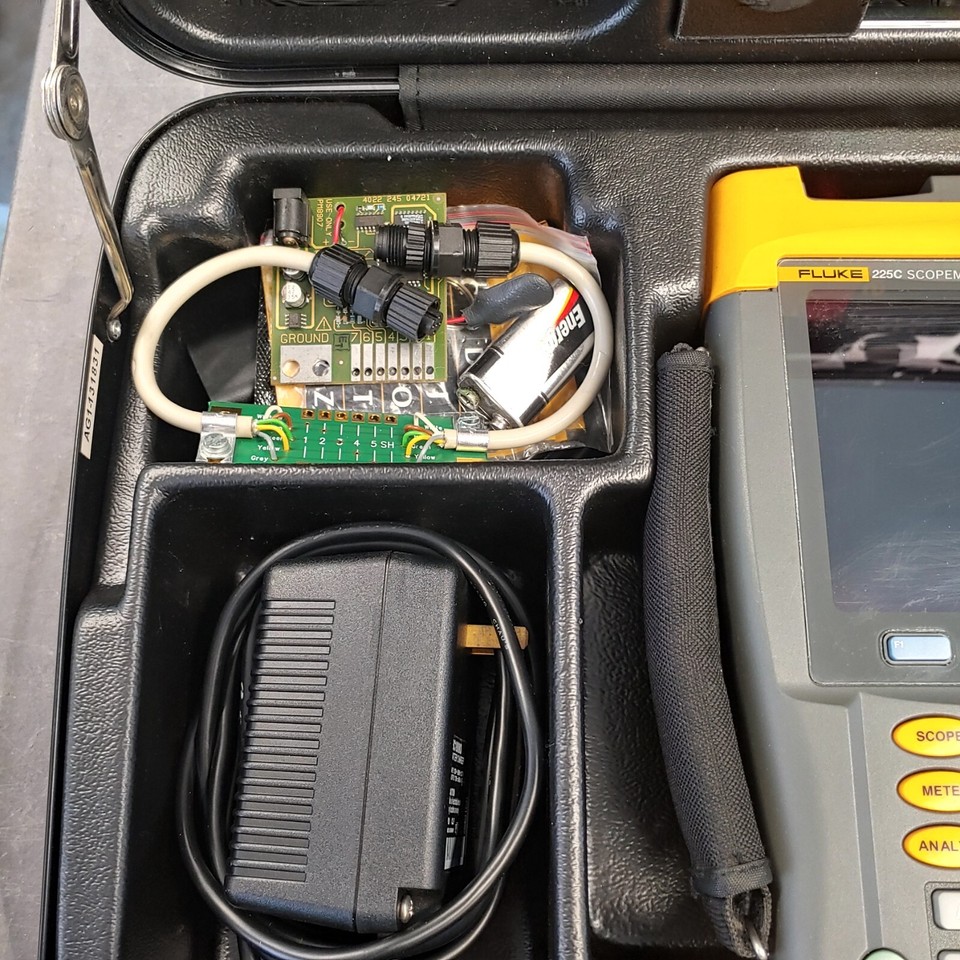 Fluke 225C ScopeMeter Handheld Oscilloscope w/ OPT: Bushealth | eBay