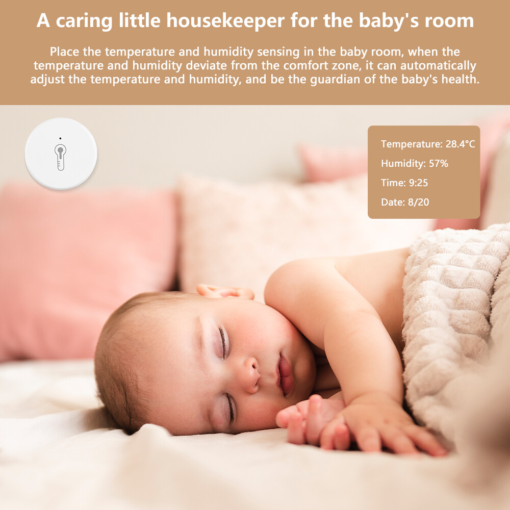 Tuya Smart Real Time Temperature Humidity Sensor Meter Hygrometer ...