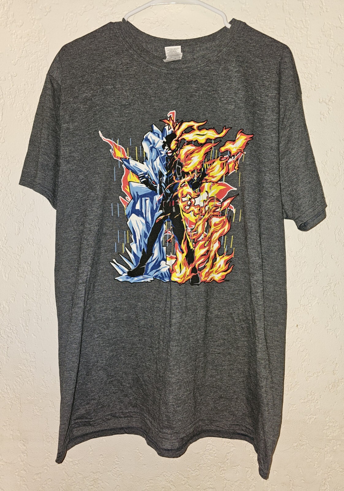Rare HTF My Hero Academia Fire Ice Todoroki Graphic T… - Gem