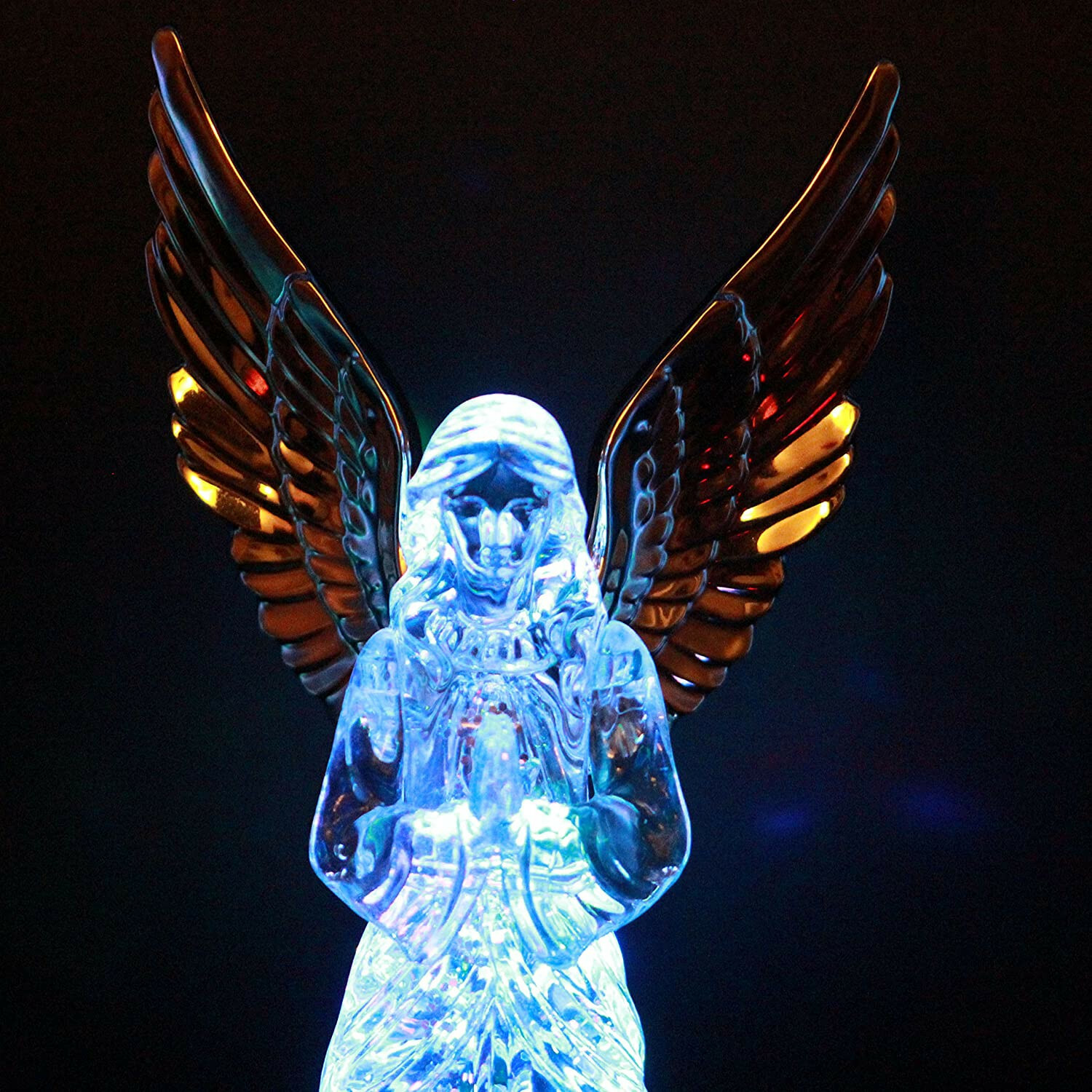 New Figurine Light-up Praying Angel Statue Night Light Cute Cherub | eBay