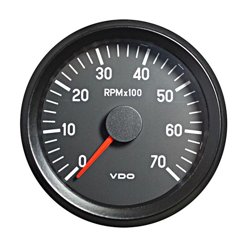 VDO Cockpit International Tachometer Gauge 7000 RPM 80mm 3.1" 12V 333 ...