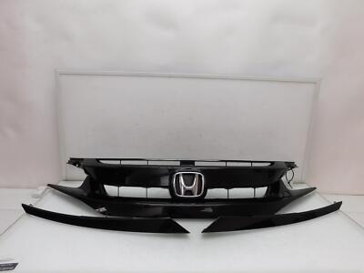 HONDA CIVIC SPORT UPPER GRILLE W/ EXTENSIONS 71121-TBA-A61 OEM 2019 ...
