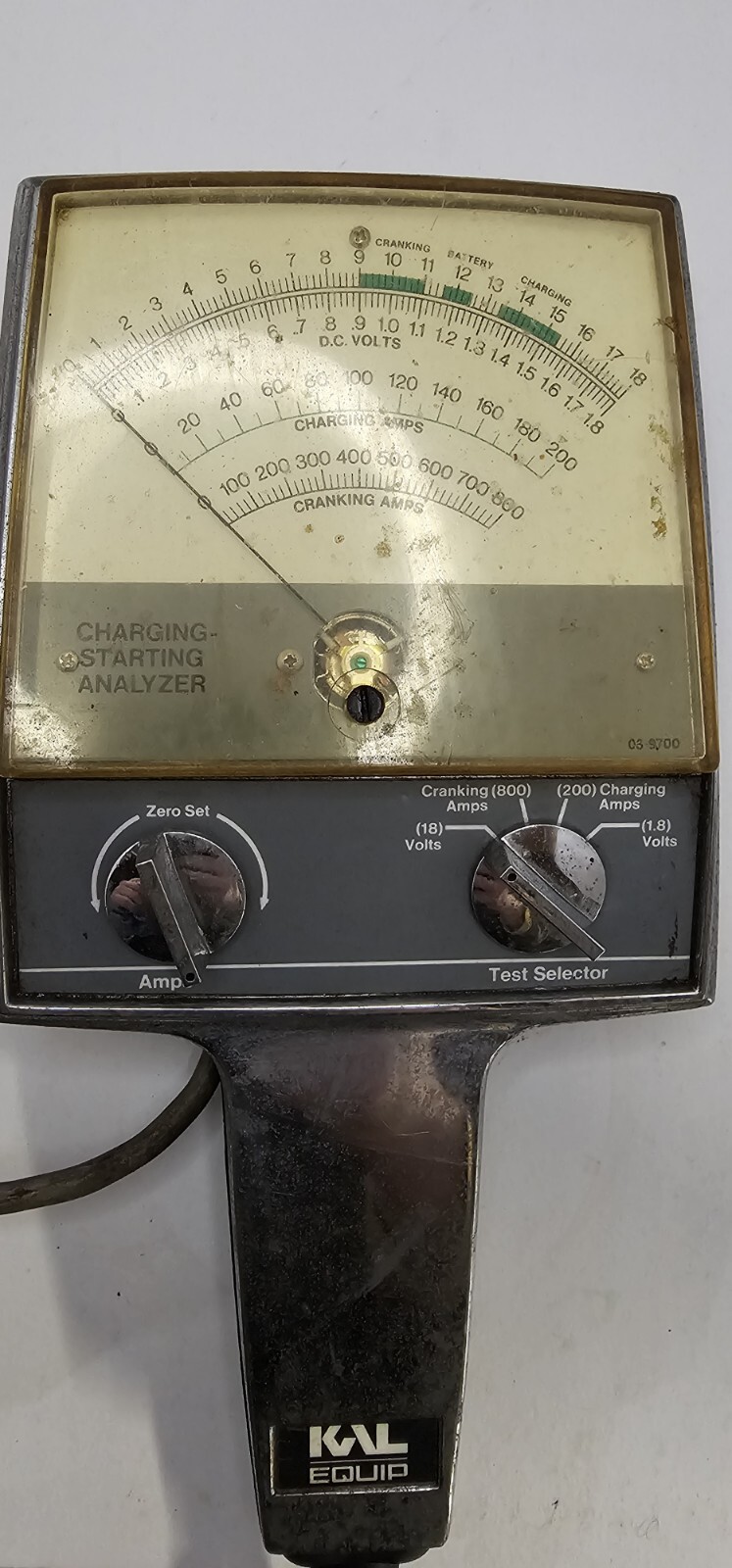VINTAGE KAL EQUIPMENT CO MODEL#4016 CHARGIN STARTING ANALYZER TOOL USED ...
