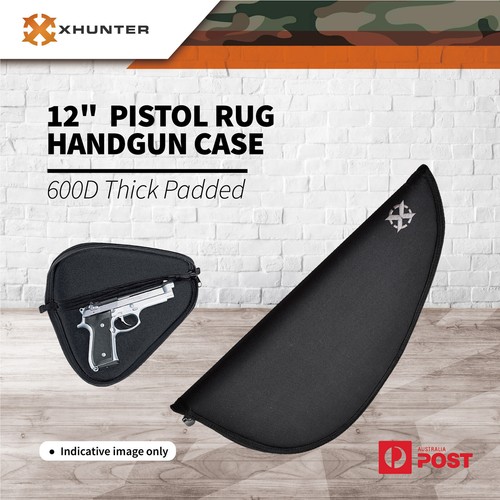Xhunter 12" Pistol Rug Handgun Case 600d Thick Padded Bag Shooting ...