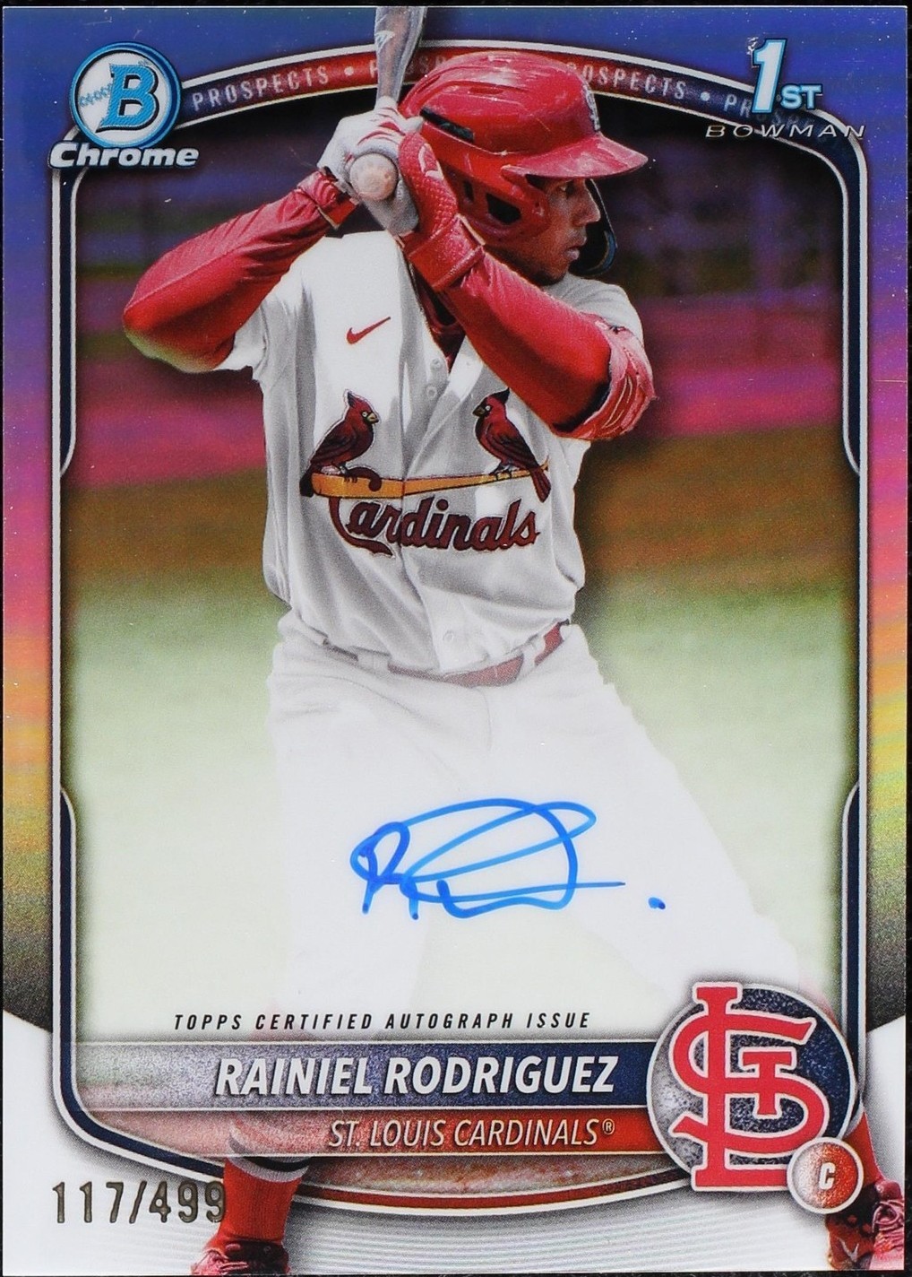 2025 Bowman Chrome - Prospect Autographs Rainiel Rodriguez, Rainiel Rodriguez #CPA-RR Refractor ...