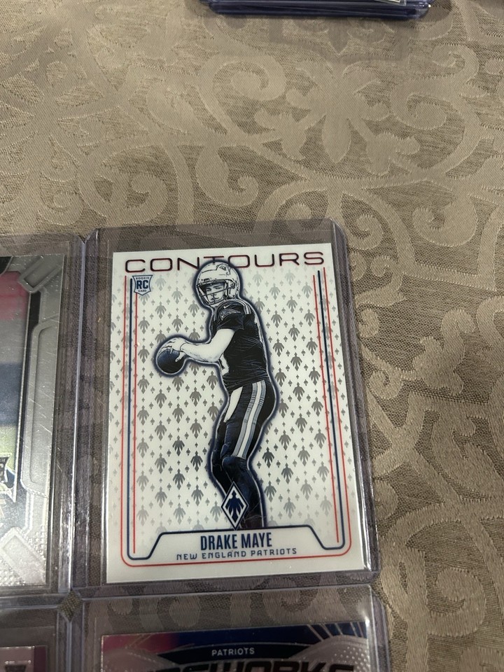 Drake Maye 21 Card Rookie Lot - Patch, Contours, Optic, Inserts, Select ...