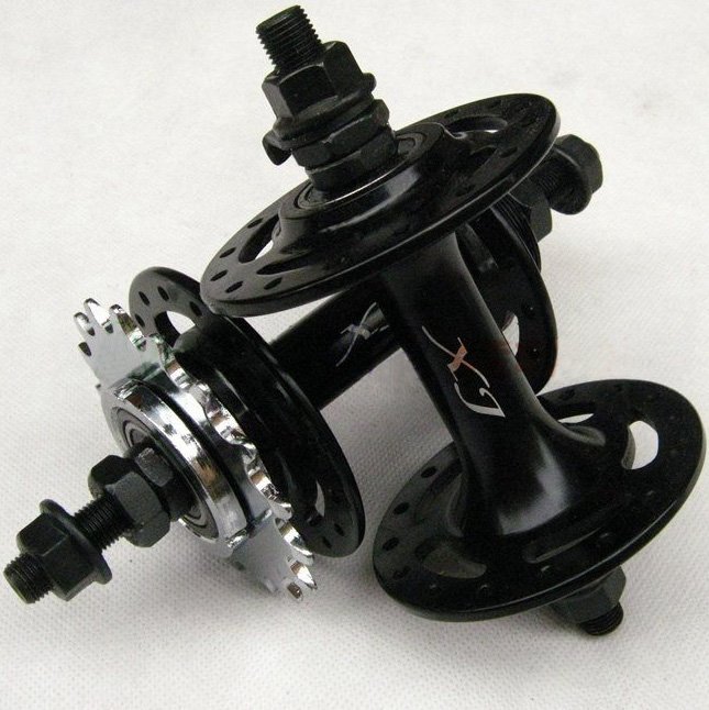 Fixie FixedGear Bike Bicycle Front Rear Back Riding Hubs 2-Bearing 32 ...