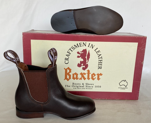 BAXTER BOOTS, STABLE BOOT, CLARET OIL, KIP KIDS | eBay Australia