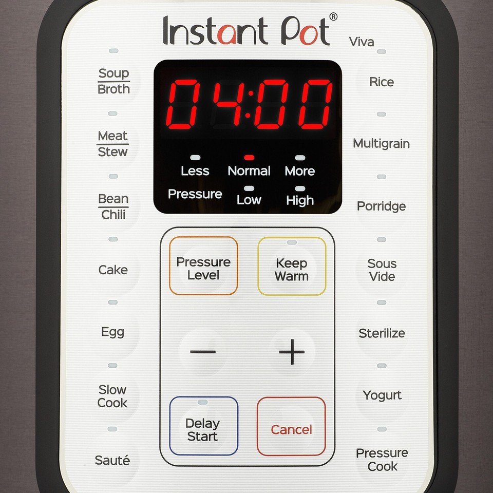 Instant Pot 9-in-1 Electric Pressure Cooker Easy One-Touch Cooking, 6 ...