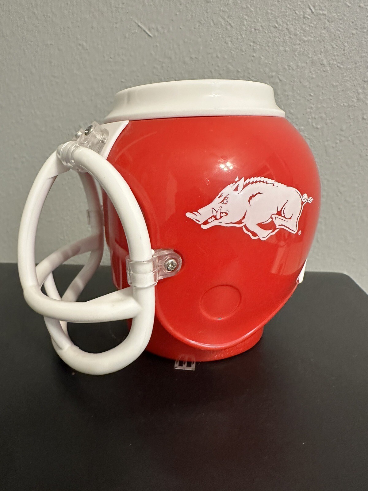 Arkansas Razorbacks Football Helmet Plastic Drink Holder w/ Removeable ...