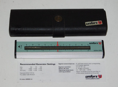 Unfors DXR RaySafe Collimator Beam Alignment Phantom Test Tool Ruler ...