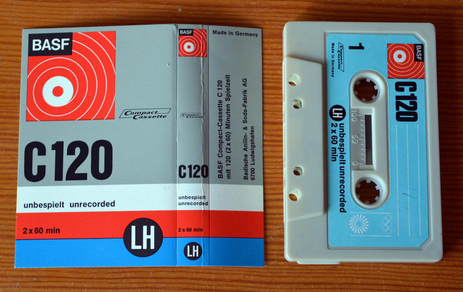 Leerkassette BASF LH C120 Compact Cassette 120 Min. Tape MC | eBay.de