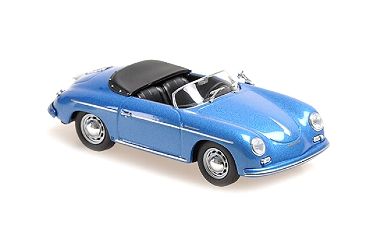 MAXICHAMPS, Porsche 356A Speedster 1956 Blue, Scale / Ladder 1/43 ...