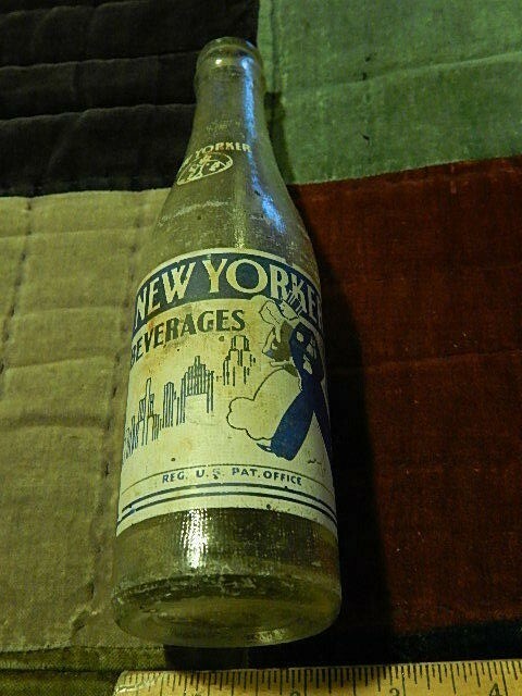 New Yorker Beverages (7oz) Glass Bottle (Spur Bottling Co.) Chattanooga ...
