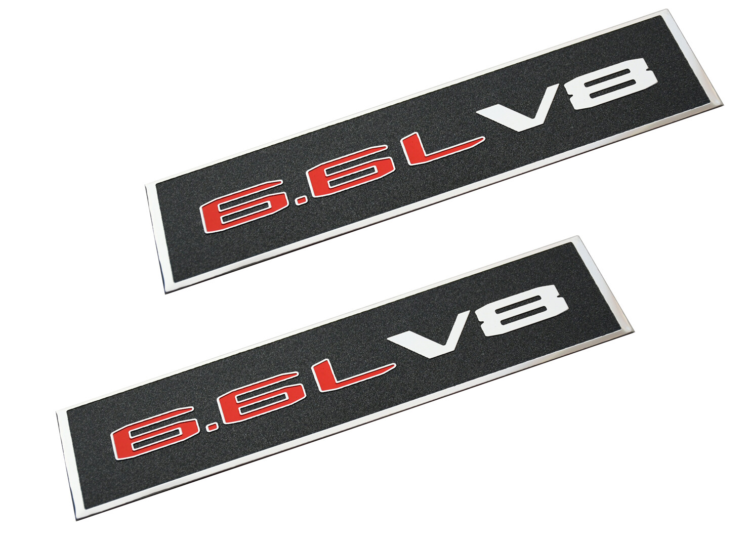 2pcs 6.6L V8 Emblems for 19-21 Truck Sierra Chevy Silverado 84337686 ...