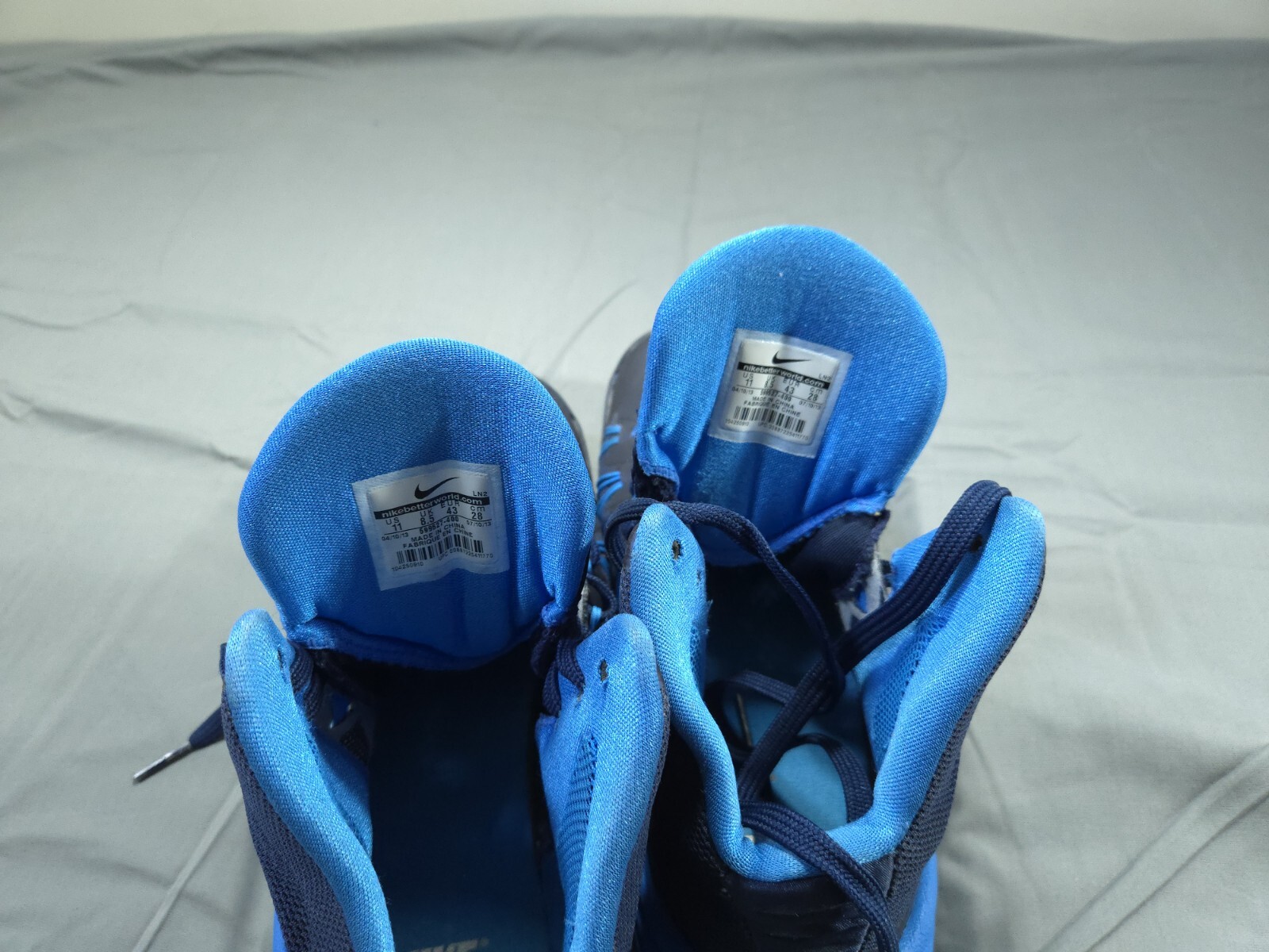 Nike Hyperdunk Shoes Mens Blue 11 High Top Sneaker 599527-400 ...