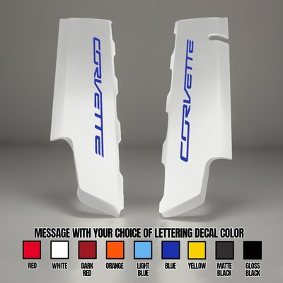 2014-2019 Chevy Corvette C7 LT1 6.2L Fuel Rail Engine Covers - Arctic ...