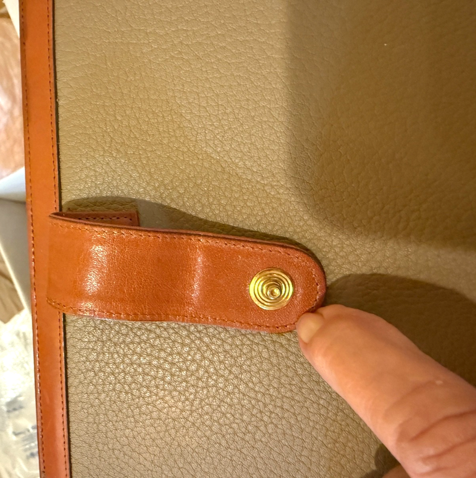 VTG Dooney & Bourke Organizer Notebook Agenda Planner Cover All Weather ...