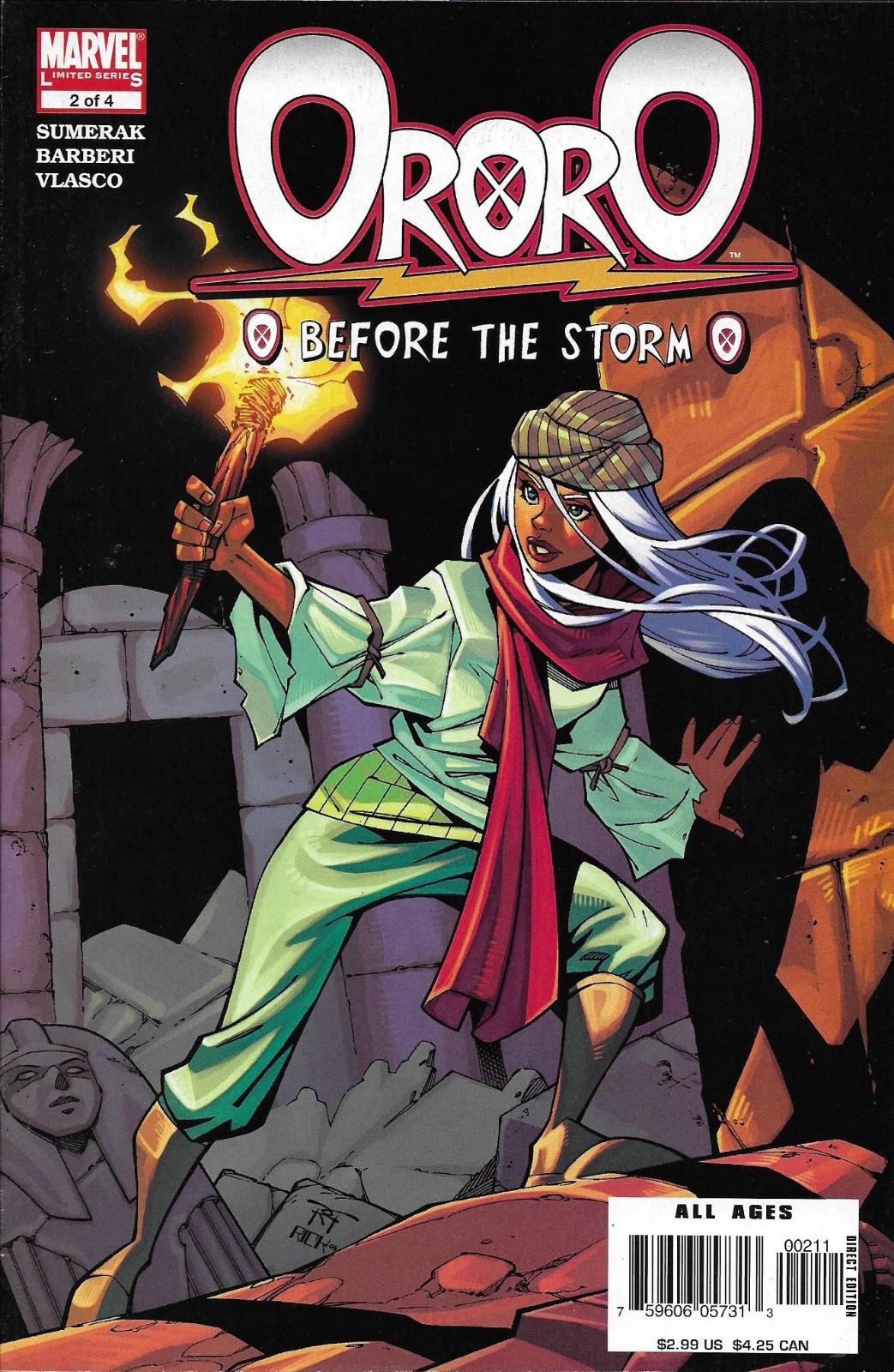 Ororo Comic 2 Before The Storm Cover A First Print 2005 Marc Sumerak ...