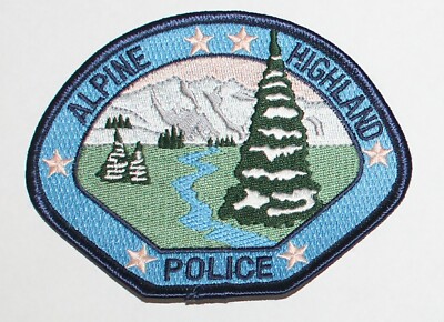 ALPINE HIGHLAND POLICE Utah UT PD patch | eBay