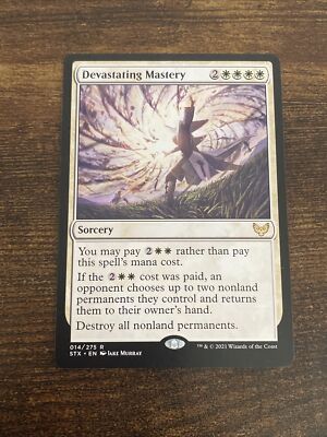 Devastating Mastery 014/275 Strixhaven School of Mages MTG Magic D7611 ...