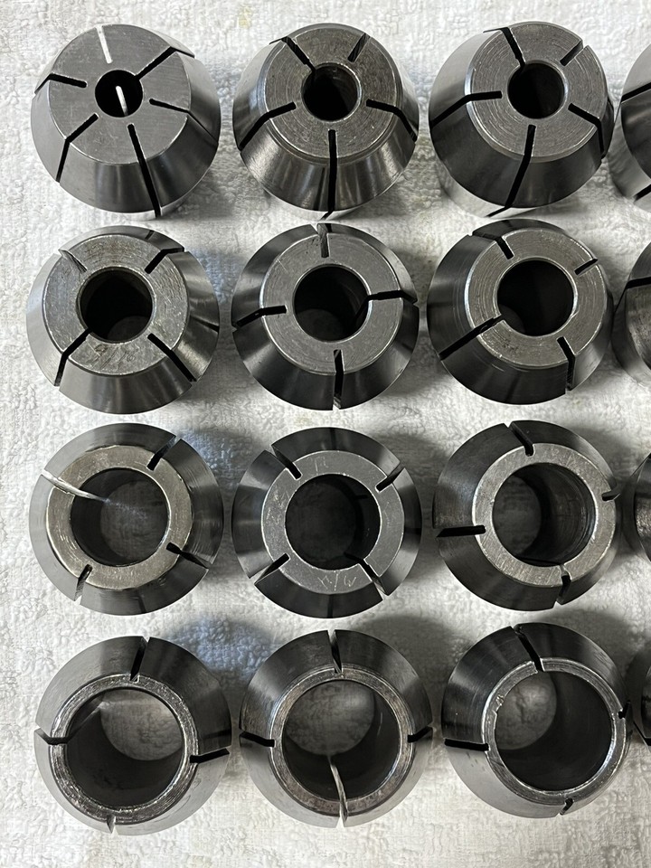 Universal Engineering Double Taper ZZ Collets 20pc Lot Set Kwik Switch ...