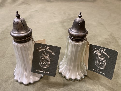 2 Vintage Lady Primrose's Royal Extract Dusting Silk Powder Shaker 3oz ...