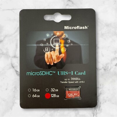 Microflash MicroSD SDHC UHS-I Memory Card 128 GB | eBay
