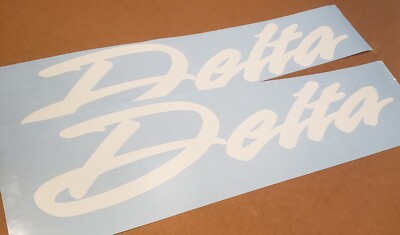 Delta Trailers Replacement Decals STICKERS 24” gloss White or black ...