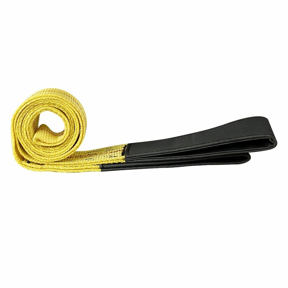2 Pack 6'x2" Lifting Sling Straps Belt with Heavy Duty Flat Loops ...